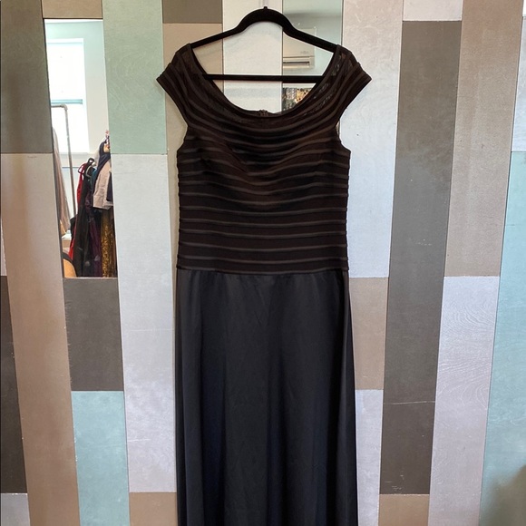 JS Collections | Dresses | Js Collections Black Sheer Maxi Gown | Poshmark